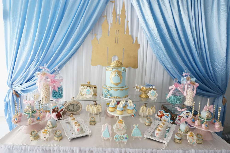 Cinderella Princess Birthday Party Dessert Buffet — The Iced Sugar Cookie