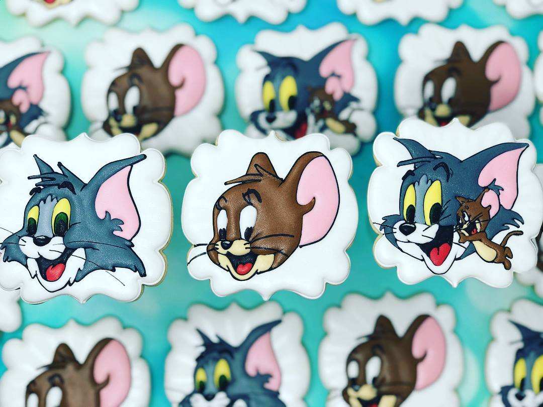 Tom And Jerry Birthday Party Iced Sugar Cookies — The Iced Sugar Cookie